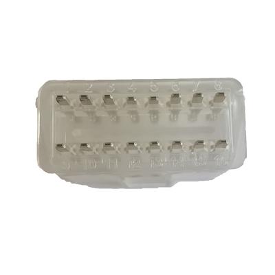 China Source manufacturer OBD2 male gold plated adapter connector OBD plug for sale