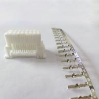 China ODM OBD2 16 Pin White Female Connector for Nissan Toyota Diagnostic Tool PA66 Brass for sale