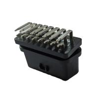 China Nickel Plating OBD2 Bent Pin Female Connector for Nissan Toyota Diagnostic 16 Pin for sale