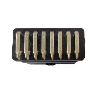China Nickel Plating OBD2 Bent Pin Female Connector for Nissan Toyota Diagnostic 16 Pin for sale