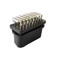 China Nickel Plating OBD2 Bent Pin Female Connector for Nissan Toyota Diagnostic 16 Pin for sale