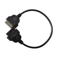 China 14-Pin OBD2 Extension Cable for Nissan Vehicles | 40cm Length | Custom Pin Assignment for sale