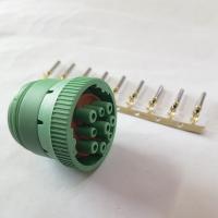 China Green Deutsch 9 Pin J1939 Female Connector with 9 Terminals for Automotive OBD for sale