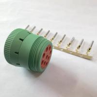 China Green Deutsch 9 Pin J1939 Female Connector with 9 Terminals for Automotive OBD for sale