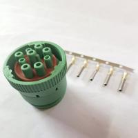 China Green Deutsch 9 Pin J1939 Female Connector with 9 Terminals for Automotive OBD for sale