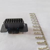 China OBD2 16Pin Connector Adapter Diagnostic Tool Socket Fit Chevrolet PA66 Brass 16 Pin for sale