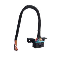 China 16-Pin OBD2 Female Open Wire Extension Cable 30cm for Buick Vehicles - Brass/ABS/PVC/PE Construction for sale