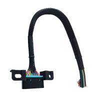 China 16-Pin OBD2 Female Open Wire Extension Cable 30cm for Buick Vehicles - Brass/ABS/PVC/PE Construction for sale