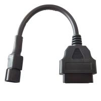 China 30cm OBD2 Female to 3 Pin Diagnostic Cable for KYMCO Motorcycles - Custom Pin Assignment for sale