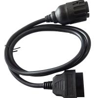 China 12V 24V OBD2 10-Pin Diagnostic Cable for BMW Vehicles - 150cm Length with Custom Pin Assignment for sale
