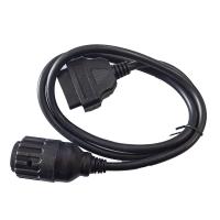 China 12V 24V OBD2 10-Pin Diagnostic Cable for BMW Vehicles - 150cm Length with Custom Pin Assignment for sale