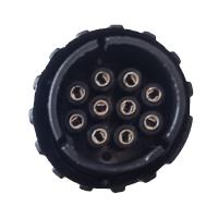 China 12V 24V OBD2 10-Pin Diagnostic Cable for BMW Vehicles - 150cm Length with Custom Pin Assignment for sale