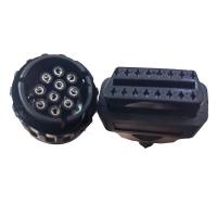China 12V 24V OBD2 10-Pin Diagnostic Cable for BMW Vehicles - 150cm Length with Custom Pin Assignment for sale