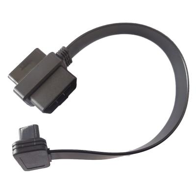 China 30CM OBD2 Female Extension Cable - T-Shaped Splitter Connector with Custom Pin Assignment for All Vehicle Models for sale