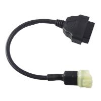 China KTM 3P to OBD2 16P Female Diagnostic Cable Assembly - 30cm Black Automotive Connector for sale