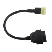 China KTM 3P to OBD2 16P Female Diagnostic Cable Assembly - 30cm Black Automotive Connector for sale