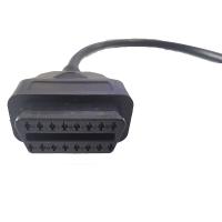 China KTM 3P to OBD2 16P Female Diagnostic Cable Assembly - 30cm Black Automotive Connector for sale