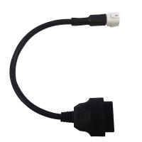 China YAMAHA 3-Pin OBD2 Extension Cable with Female Connector 30cm for Motorcycle Diagnostics for sale