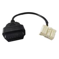 China Tesla OBD2 Diagnostic Cable 12-Pin Male Female Connector 30cm Length Custom Pin Assignment for sale