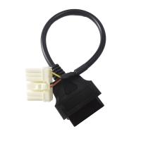 China Tesla OBD2 Diagnostic Cable 12-Pin Male Female Connector 30cm Length Custom Pin Assignment for sale