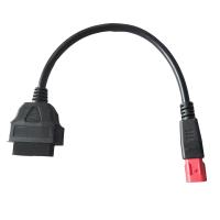 China Honda OBD2 6-PIN Female Adapter Cable with 30cm Length for Automotive Diagnostics for sale