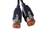China Harley Motorcycle OBD2 Y Cable - Female to 4PIN & 6PIN Connectors, 30cm Length, Custom Pin Assignment for sale
