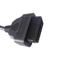 China Harley Motorcycle Female to 6-Pin OBD2 Diagnostic Adapter Cable 30cm with Custom Pin Assignment for sale