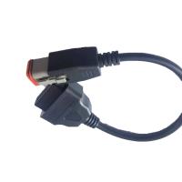 China Harley Motorcycle Female to 6-Pin OBD2 Diagnostic Adapter Cable 30cm with Custom Pin Assignment for sale