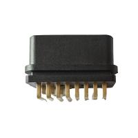 China 12V 24V OBD2 Female Socket Connector with Gold-Plated Contacts and Elbow Design for Auto Scanner for sale