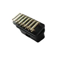 China 12V 24V OBD2 Female Socket Connector with Gold-Plated Contacts and Elbow Design for Auto Scanner for sale