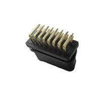 China 12V 24V OBD2 Female Socket Connector with Gold-Plated Contacts and Elbow Design for Auto Scanner for sale