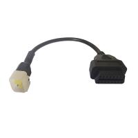 China Delphi 6P to OBD2 16P Female Diagnostic Cable 30cm with Custom Pin Assignment for sale