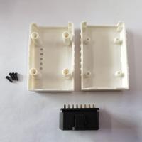 China OBD2 Male Connector 327 White Housing with Gold Plated Pins - Universal Vehicle Compatibility & Custom Pin Assignment for sale
