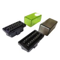 China OBD2 Male 16-Pin Connector Plug Housing - ABS/Brass Automotive Adapter with Custom Pin Assignment for sale