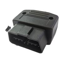 China OBD2 Male Head Connector with Half Moon Housing - Universal Car Scanner Adapter with Custom Pin Assignment for sale