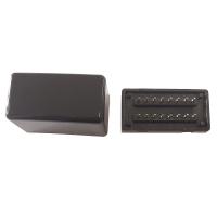 China Black 327 MINI OBD2 Plug Adapter Housing with 16-Pin J1962 Connector for Automotive Diagnostics for sale
