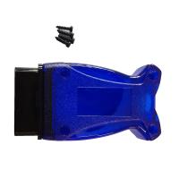 China OBD2 16 Pin Male Car Connector Housing Plug - Blue PA66/Brass/PC Material with Custom Pin Assignment for sale