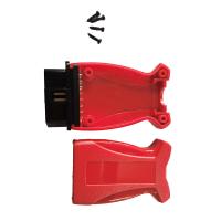 China OBD2 Glossy Male Plug Housing Connector - 16 Pin Automotive Diagnostic Adapter with PA66/Brass/PC Construction for sale