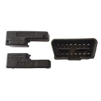 China 16-Pin OBD2 Male Connector with L-Shaped Housing - PA66/Brass/PC Material for Automotive Diagnostics for sale