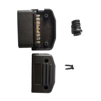 China 16-Pin OBD2 Male Plug with Gold-Plated Connector and Half-Moon Housing for Universal Automotive Diagnostics for sale