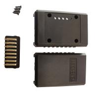 China OBD2 16 Pin Gold Plated Female Connector with Cable Outlet Hole for Diagnostic Tool for sale