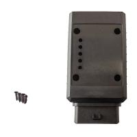 China OBD2 16 Pin Gold Plated Female Connector with Cable Outlet Hole for Diagnostic Tool for sale