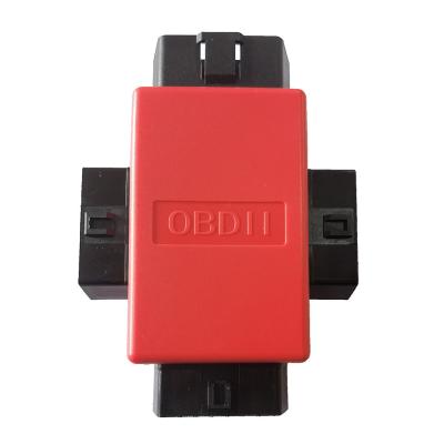 China OBD2 16-Pin Male to 3 Female Port Cable Splitter Converter with Custom Pin Assignment for Automotive Diagnostics for sale
