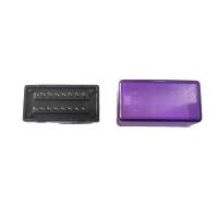 China OBD2 Scanner Connector 16-Pin Male with Purple Enclosure - PA66/ABS/Brass Material for All Vehicle Models for sale