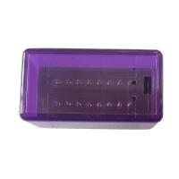China OBD2 Scanner Connector 16-Pin Male with Purple Enclosure - PA66/ABS/Brass Material for All Vehicle Models for sale