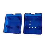 China Blue OBD Enclosure Housing with 16 Pin Male Connector and Outlet Hole for All Car Models for sale