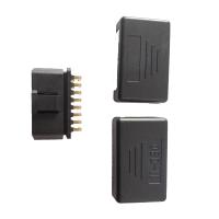 China OBD2 16 Pin Gold Plated Male Connector Concealed Buckle Housing OBDII Adaptor for sale