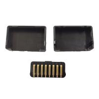 China OBD2 16 Pin Gold Plated Male Connector Concealed Buckle Housing OBDII Adaptor for sale