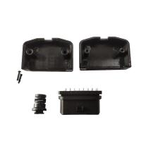 China OBD2 16Pin Male Connector J1962 OBDII Plug Housing with Screws Diagnostic Tool for sale