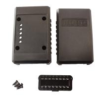 China ELM 327 16Pin OBDII Interface Male OBD2 Code Reader Auto Diagnostic Tools Obd2 Shell Scanner Vehicle Tools With Outlet H for sale